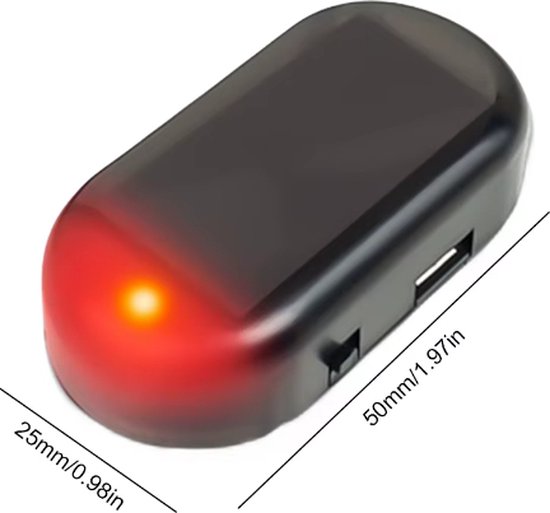 TLVX Draadloze Knipperende LED indicatie lampje Rood – Rode LED Auto ...