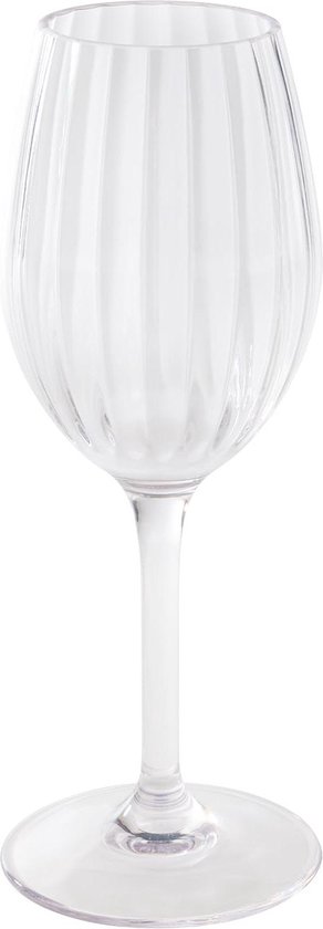 Witte wijnglas van transparant Tritan-kunststof - Ø 8 cm - hoogte 215 ...