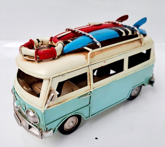Blikken bus model BL323 uniek model lengte 17 cm blik A TIN MODEL OF A ...