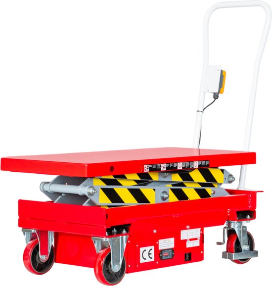 Elektrische heftafel mobiel 500 kg H 1618 mm 1010 x 520 mm MW Tools ...