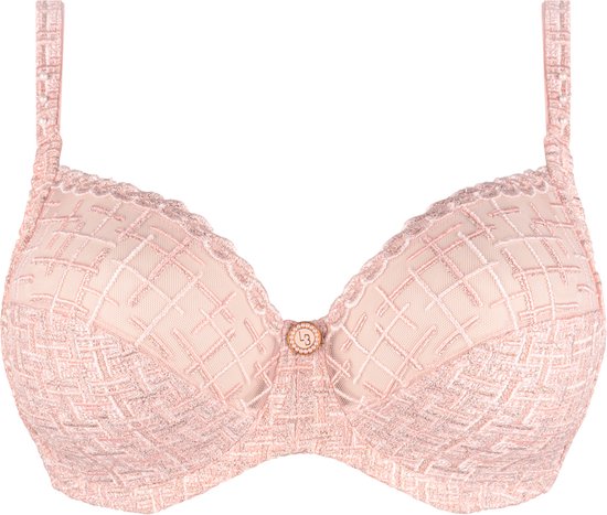 Louisa Bracq - Tweegy Full Cup BH Nude Rose - maat 90D - Roze/Goud | bol