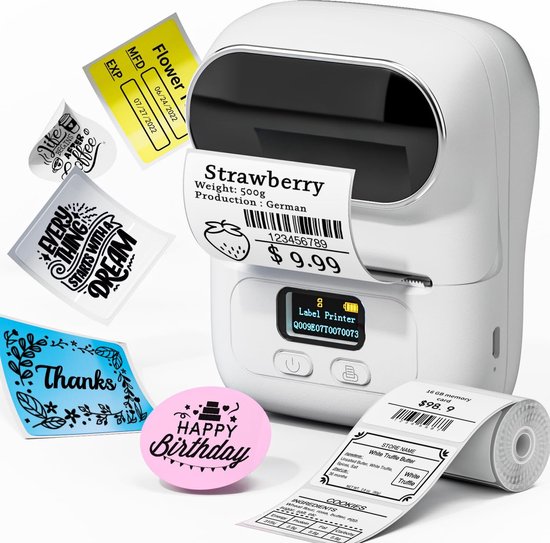 Solacis Sticker printer - Sticker maker - Mini printer - Sticker ...