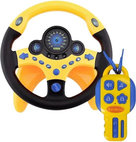 Jojoy Speelgoed Stuur Voor in de Auto met Sleutels - Autostuur ...