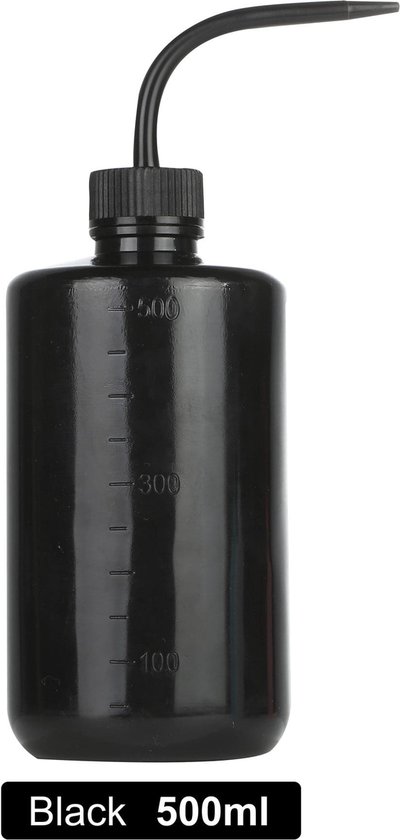 Knijpfles zwart 500ml | bol