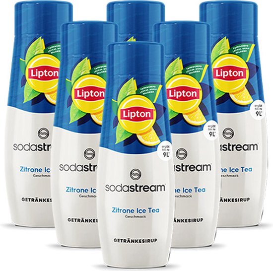 SodaStream - Lipton Ice Tea Citroen Siroop - 6x 440ml | bol