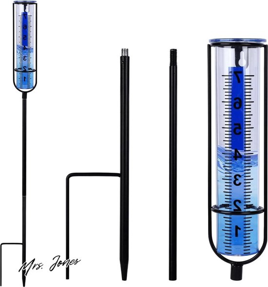 Mrs. Jones Regenmeter voor tuin - met grondpen - outdoor regenmeter ...
