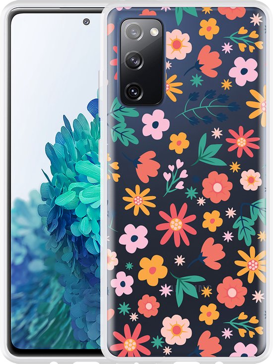 Cazy Hoesje geschikt voor Samsung Galaxy S20 FE - Always have flowers | bol