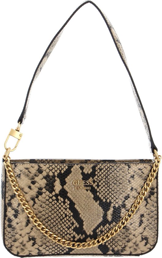 GUESS Schoudertas Avondtas Katey Mini Top Zip Shoulder Bag Sage Kaki | bol