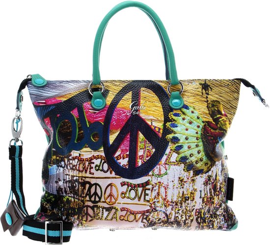Gabs Leren Schoudertas G3 Plus Holiday Bag Love Ibiza Kleurrijke | bol