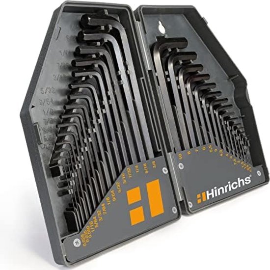 30-delige inbussleutelset metrich, inbussleutelset met opbergdoos ...