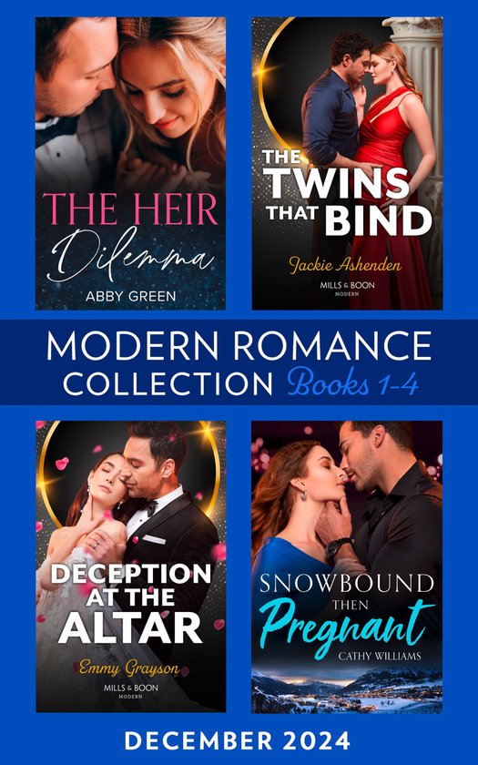 Modern Romance December 2024 Books 1-4: The Heir Dilemma / The Twins That Bind /... | bol