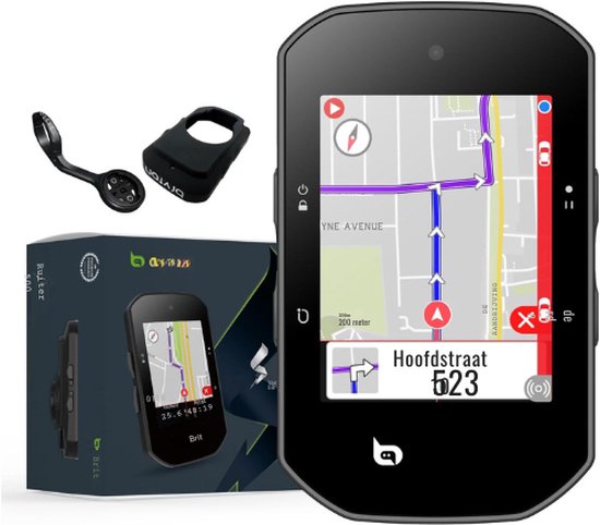 Rider S500 2.4" Kleurentouchscreen GPS Fietscomputer - Offline Europa ...