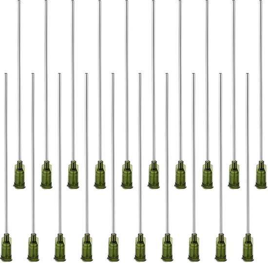 - Pack of 20 14G Dosing Needle with Blunt Tip and Luer Lock Pin Hole ...