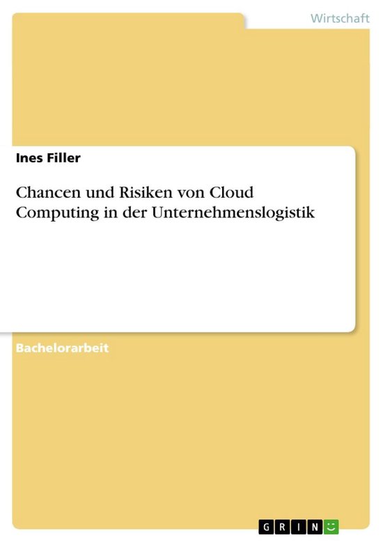 Chancen und Risiken von Cloud Computing in der Unternehmenslogistik (ebook), Ines... | bol.com