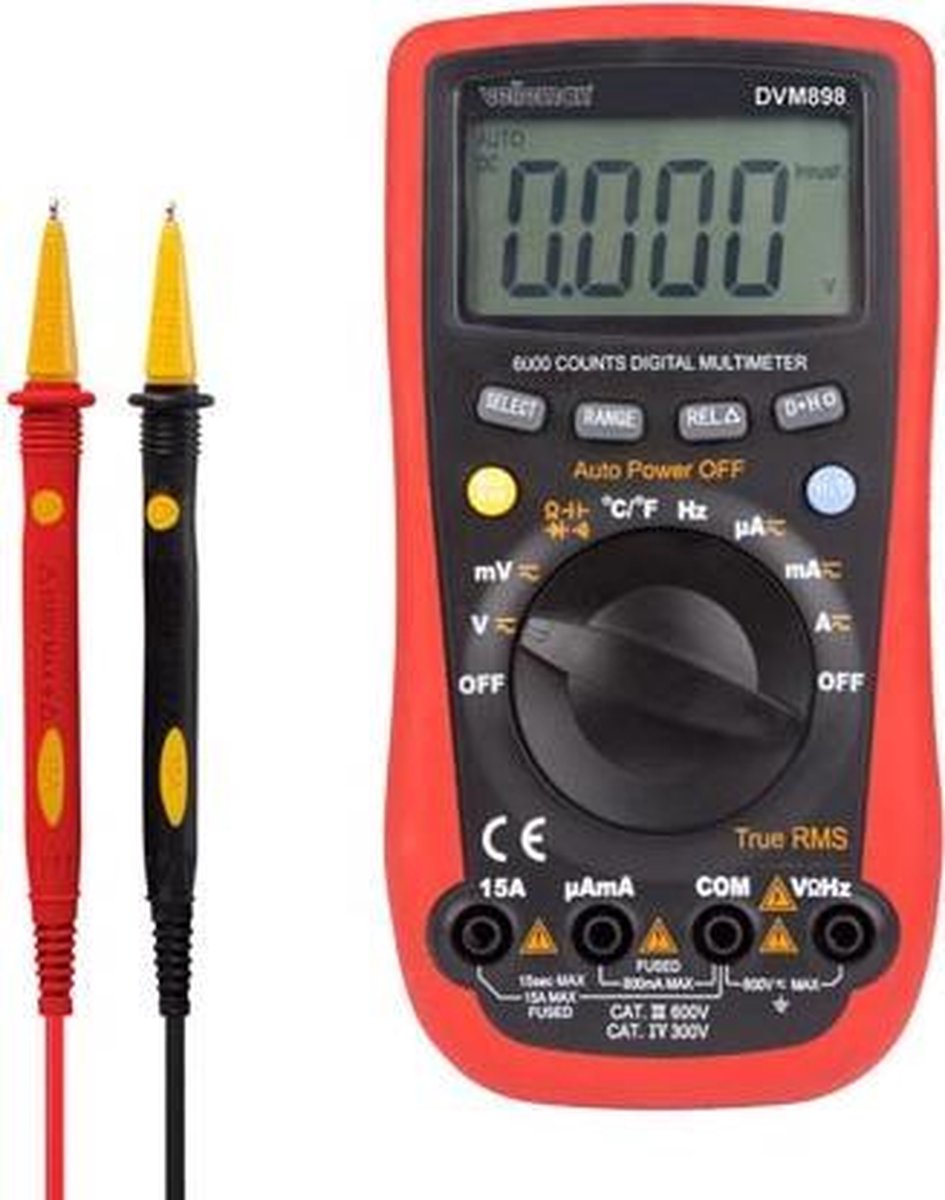 Velleman - Digitale Multimeter - Cat III 600V / Cat IV 300V - 15A ...