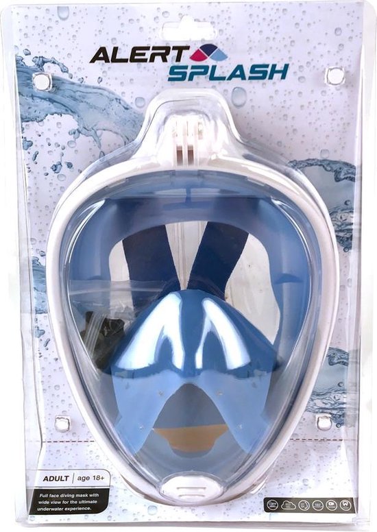 Alert Splash Duikbril Masker L-XL Blauw | bol