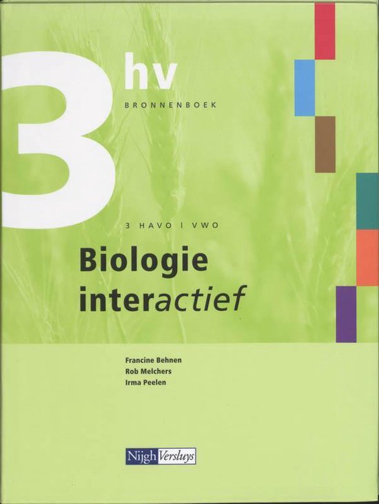 Biologie interactief 3 Havo/vwo Bronnenboek, F. Behnen | 9789042538641 ...