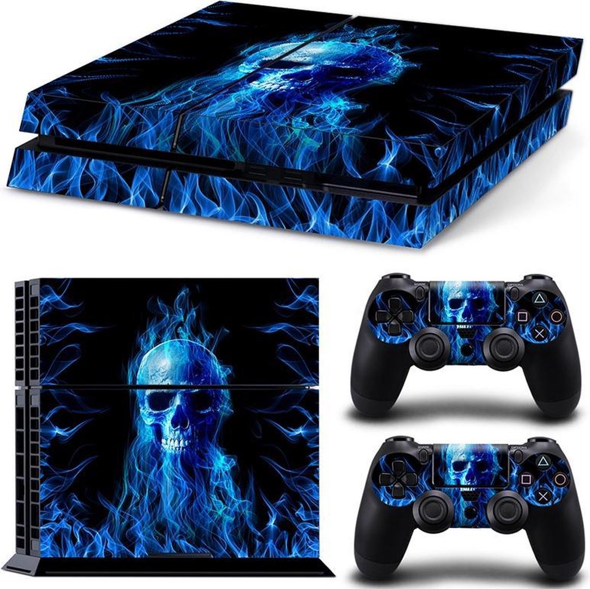 Fire Skull - PS4 Console Skins PlayStation Stickers | bol
