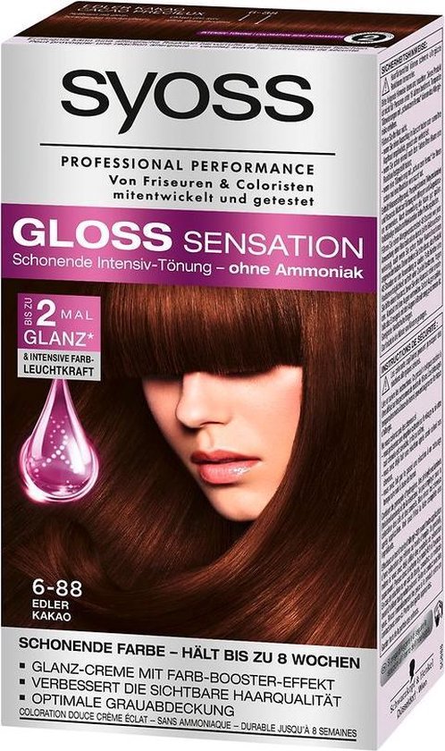 Syoss Gloss Sensation Haarverf 6-88 Nobel Cacao | bol.com