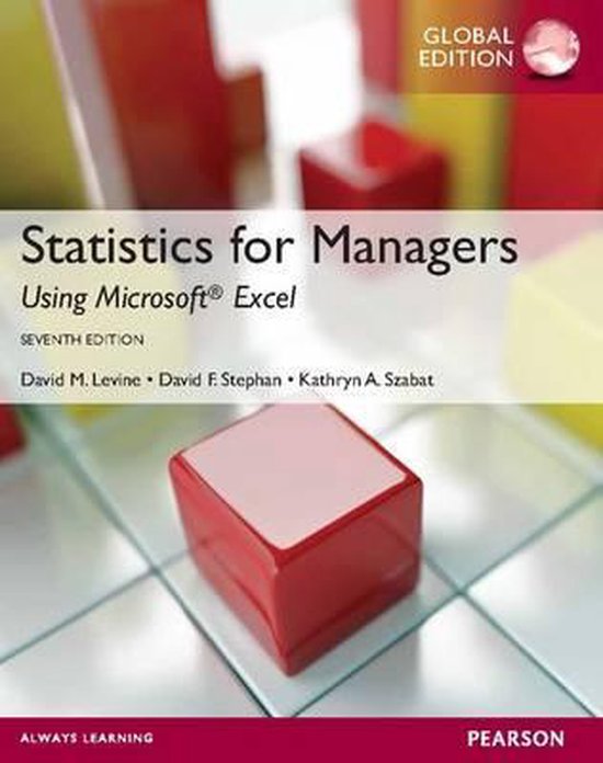 Statistics For Managers Using Ms Excel | 9780273787112 | David F ...
