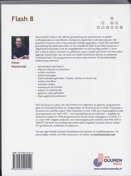 Handboek Flash 8, Peter Kassenaar | 9789059402140 | Boeken | bol