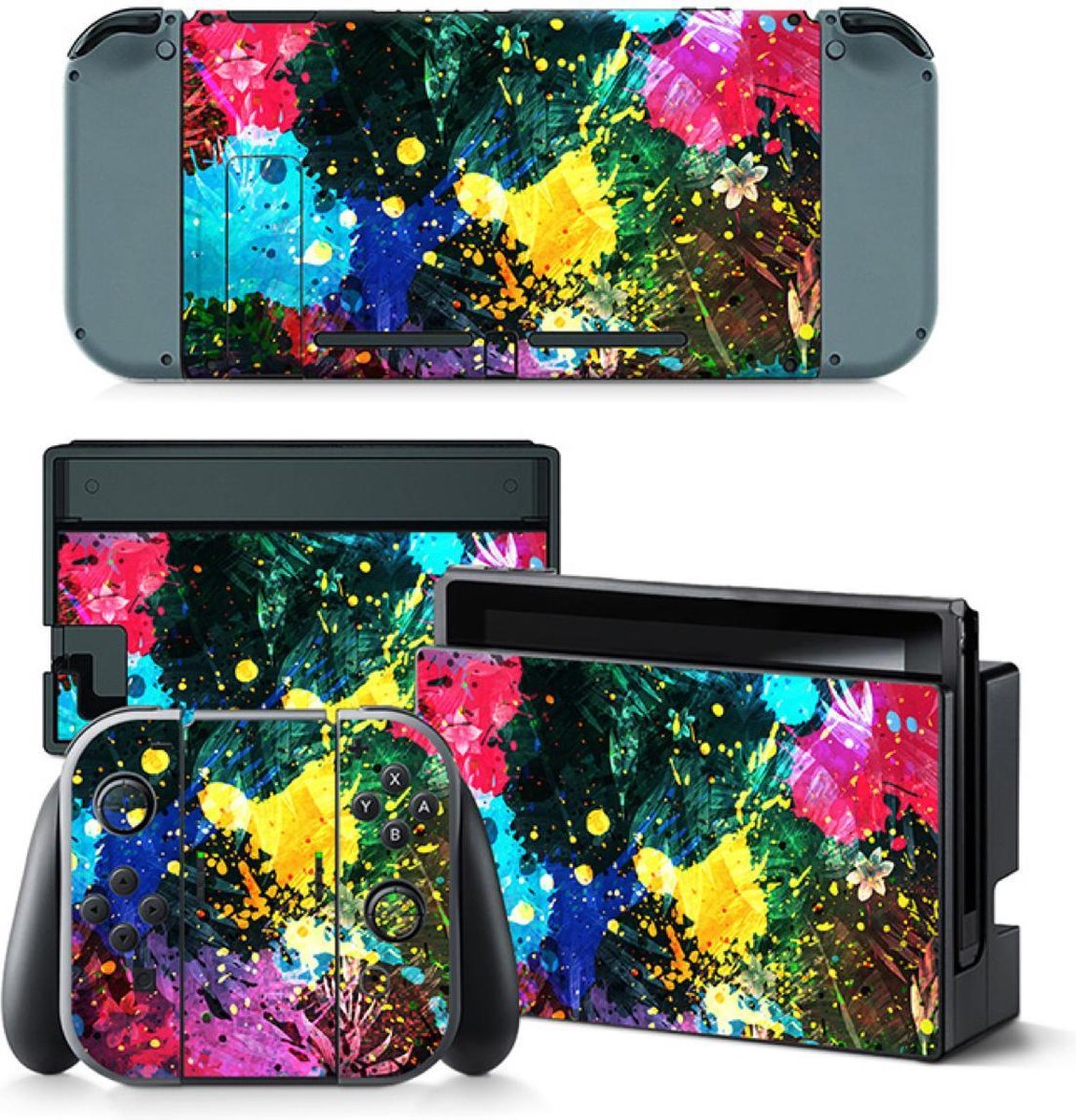 Color Splash - Nintendo Switch Skins Stickers | bol.com
