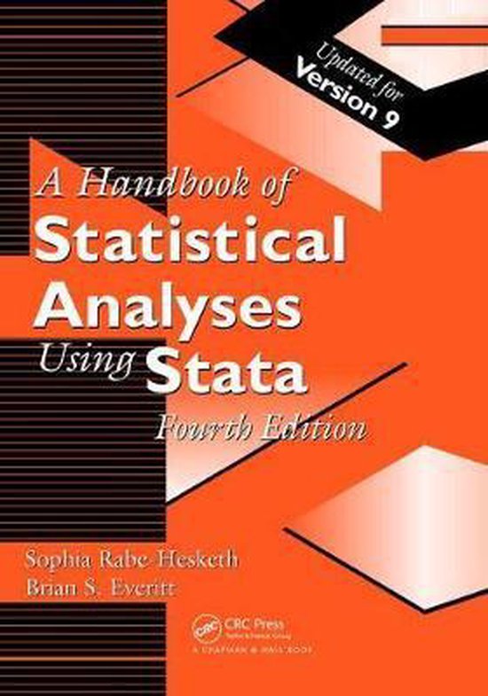 Handbook of Statistical Analyses Using Stata | 9781138462489 | Brian S. Everitt | Boeken | bol