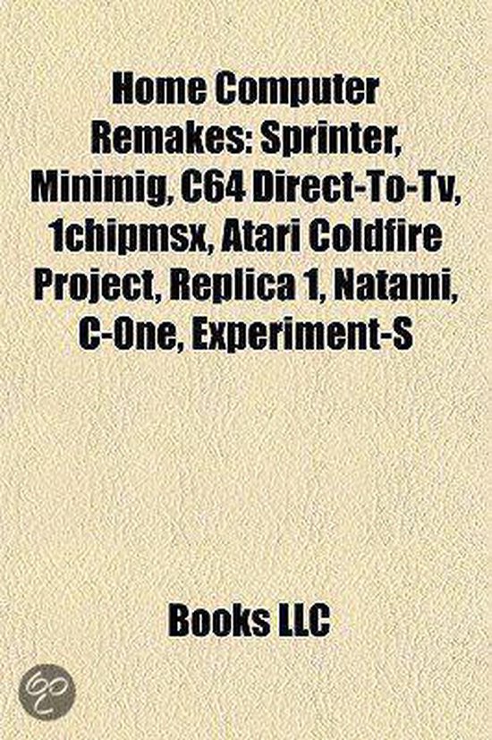 Home Computer Remakes | 9781155769073 | Boeken | bol