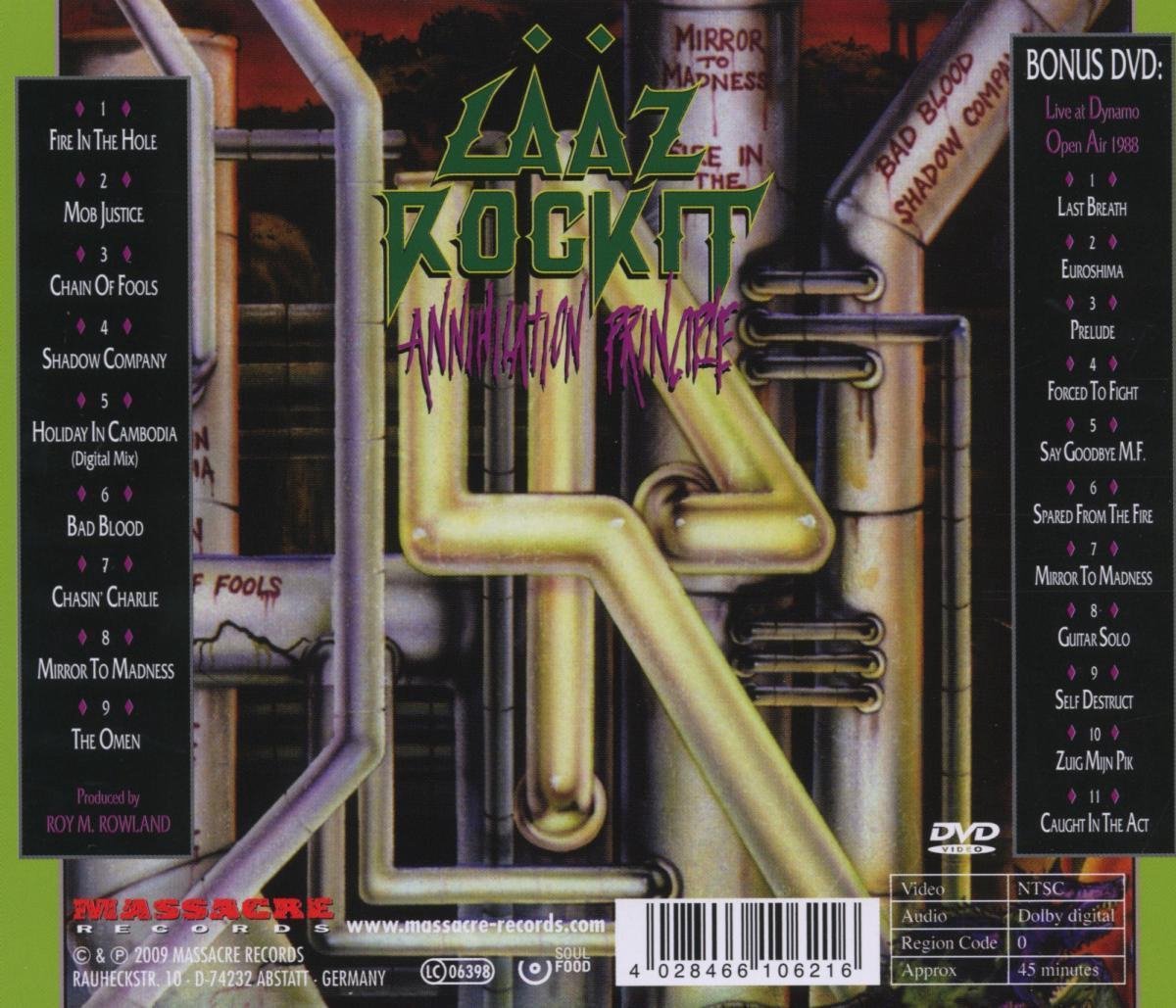 ANNIHILATION PRINCIPLE (& DVD), Laaz Rockit | CD (album) | Muziek | bol