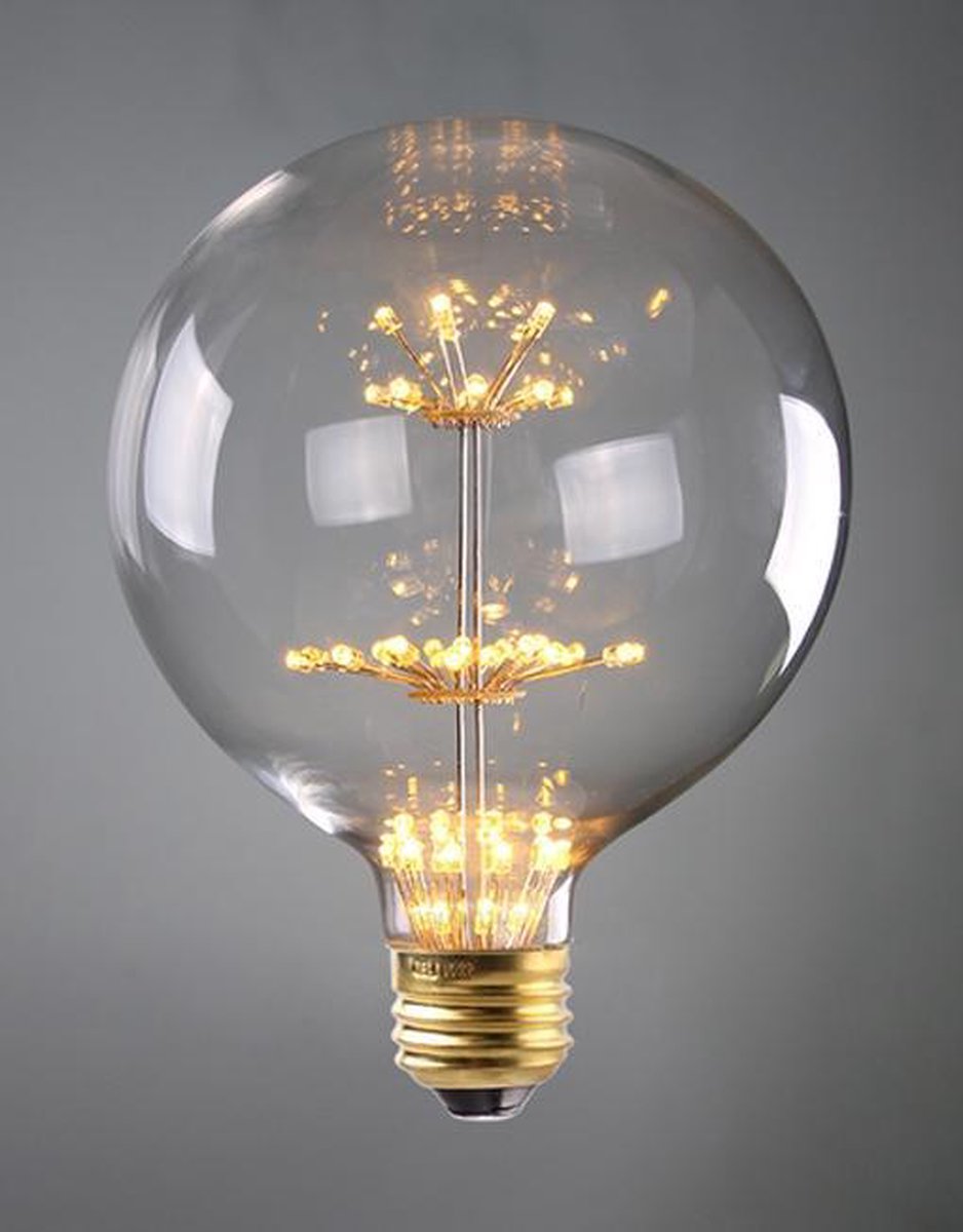 DB Led 12,5CM Star led lamp dimbaar G125 bollamp 2200K helder | bol.com