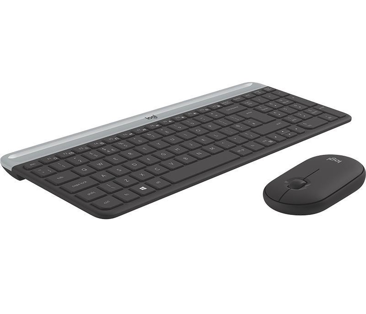 Logitech Slim Wireless Keyboard and Mouse Combo MK470 clavier USB ...