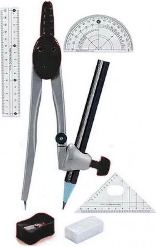 passerset 20 x 10 cm staal zwart 8-delig | bol