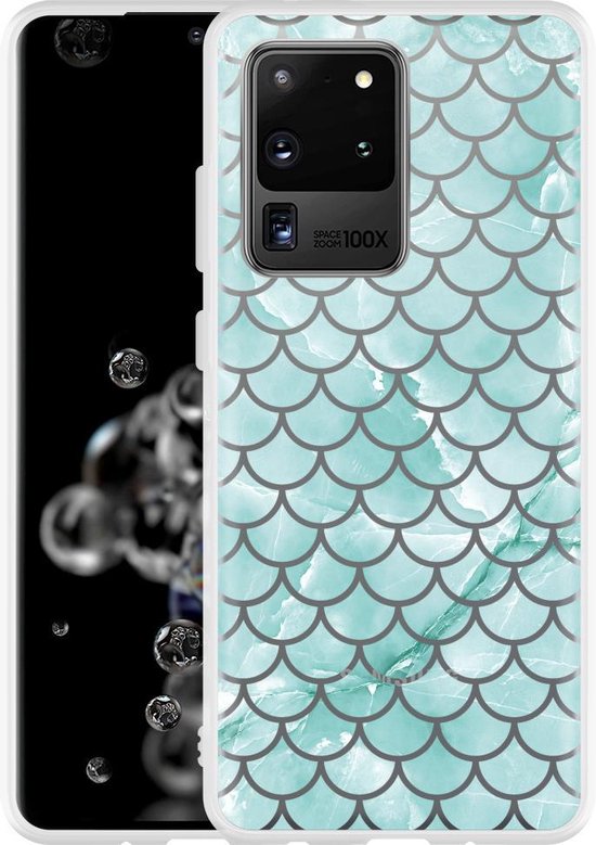 Samsung Galaxy S20 Ultra Hoesje Meermin Marmer - Designed by Cazy | bol.com