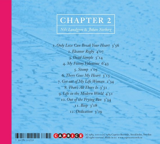 Nils Landgren & Johan Norberg - Chapter 2 (CD), Johan Norberg | Muziek ...