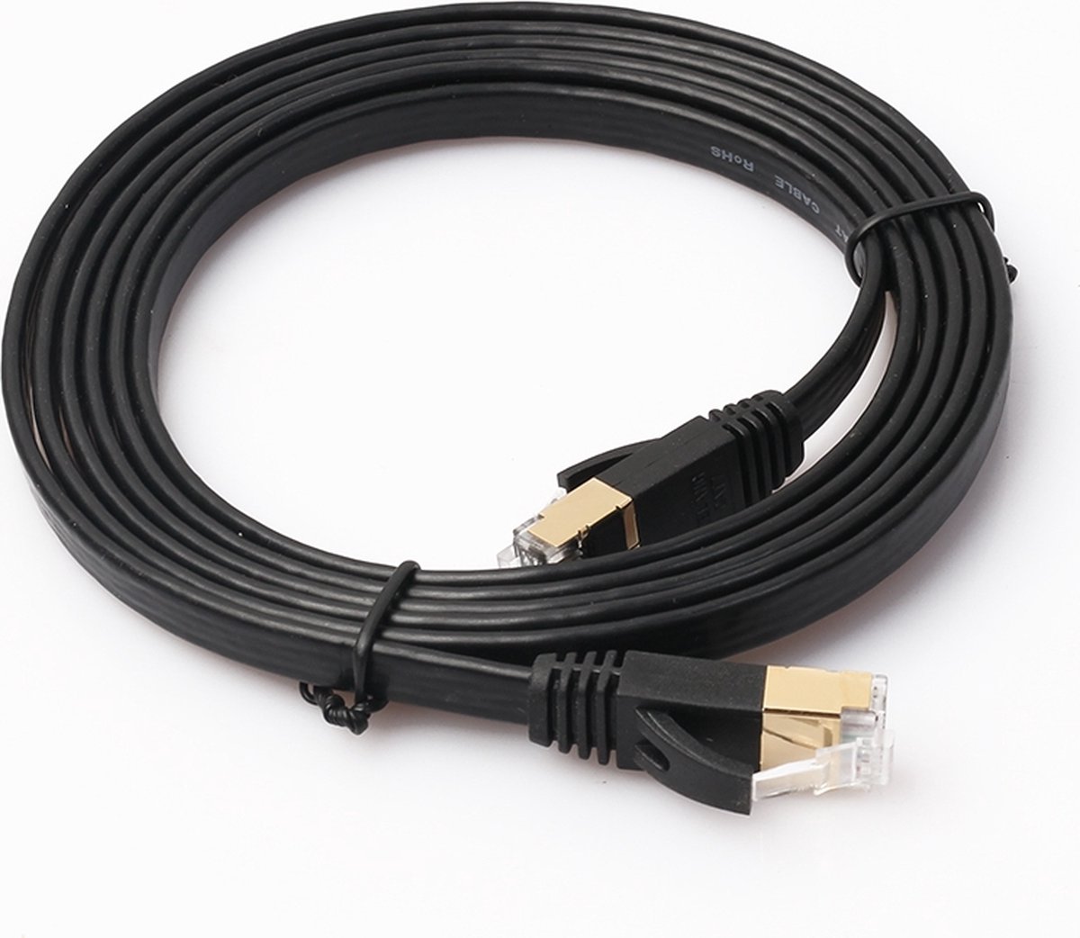 By Qubix internet kabel - 1.8 meter - zwart - CAT7 ethernet kabel ...