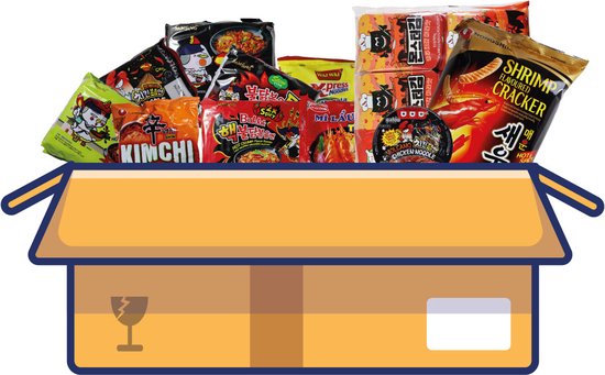 Extreme Pittige Spicy Volcano Noedels Box - Buldak Noodles de heetste ...