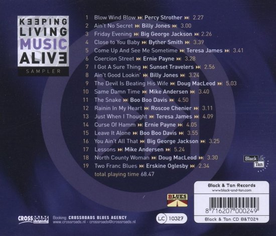 Various Artists - Keeping Living Music Alive (CD), various artists ...