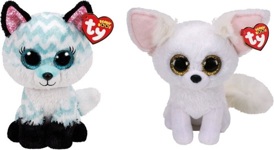 Ty - Knuffel - Beanie Buddy - Atlas Fox & Phoenix Fox | bol.com