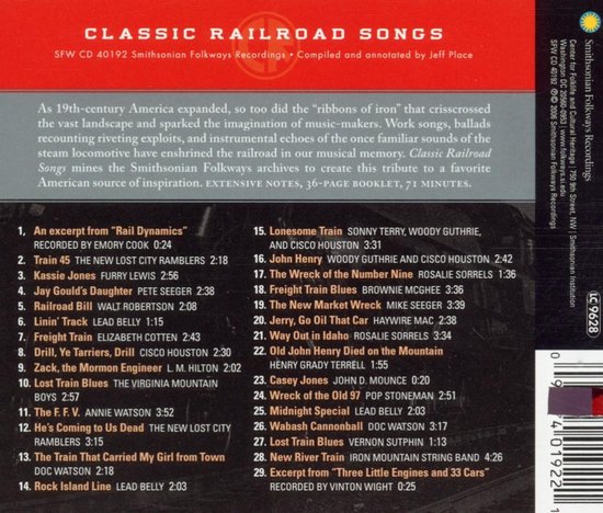 Various Artists - Classic Railroad Songs (From Smithsonian Folkways ...