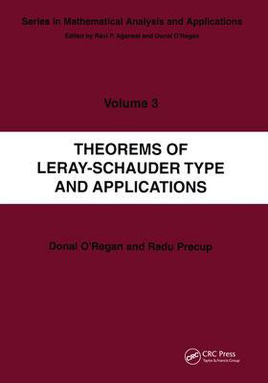 Theorems of Leray-Schauder Type And Applications | 9780367454722 | Radu ... Theorems of Leray-Schauder Type And Applications | 9780367454722 | Radu ...