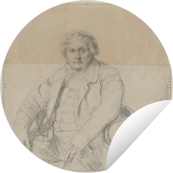 Tuincirkel Portret van Louis Francois Bertin - Schilderij van Jean ...