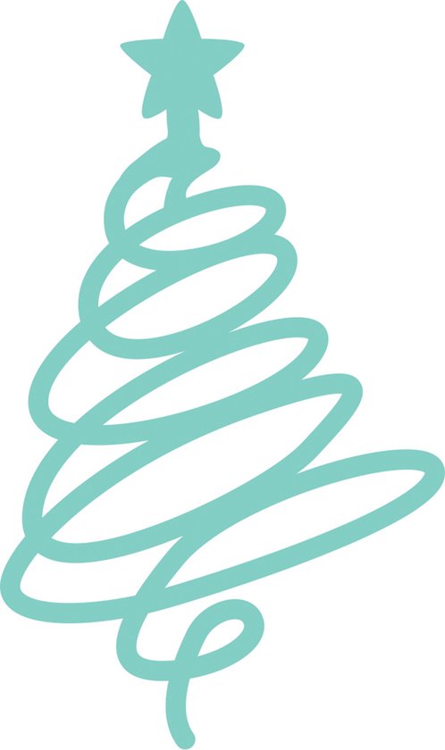 Kaisercraft -Decorative die squiggle christmas tree | bol.com