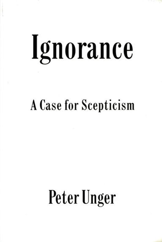 Clarendon Library of Logic and Philosophy - Ignorance (ebook), Peter ...