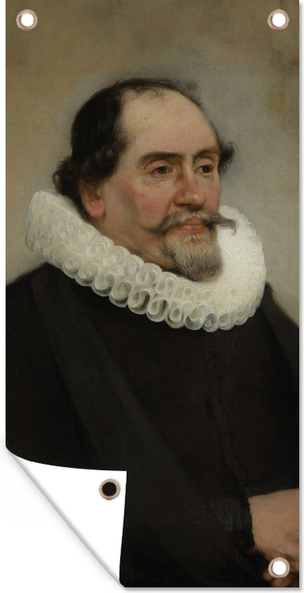 Affiche de jardin Abraham de Potter, marchand de tissus de soie à ...