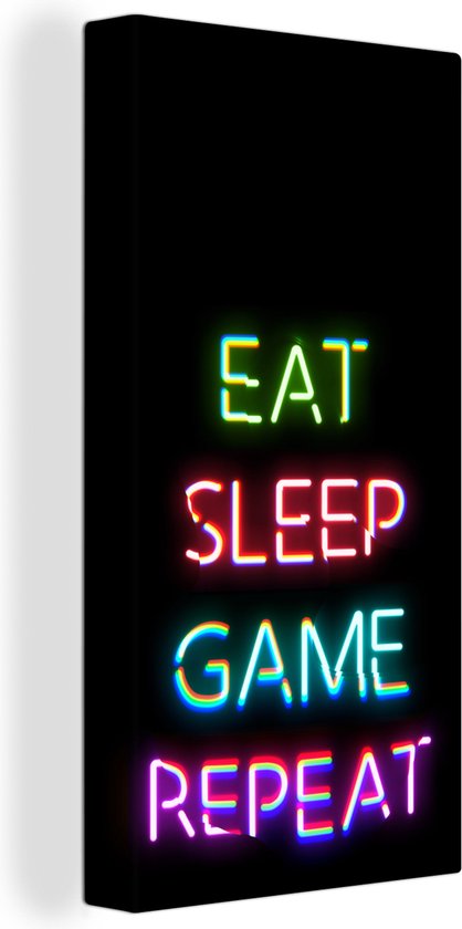 Canvas - Gaming poster - Gamen - Led - Neon - Verlichting - Game ...