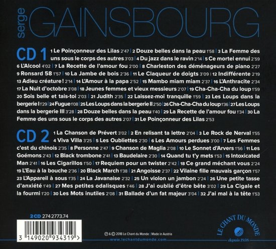 Serge Gainsbourg - Intoxicated Man (2 CD), Serge Gainsbourg | Muziek | bol