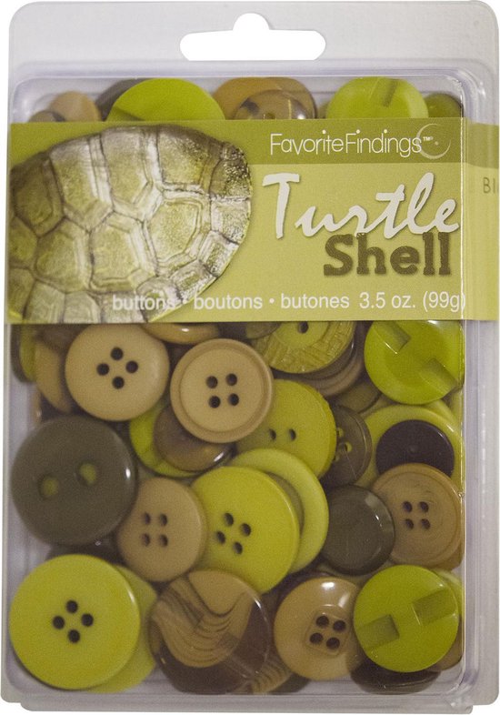 Buttons clamshell turtle shell | bol.com