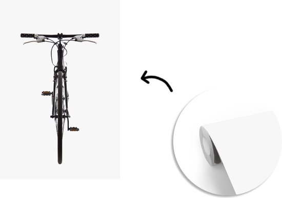 Behang - Fotobehang Een vooraanzicht van een mountainbike fiets ...