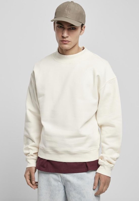 Urban Classics - Mock Neck Sweater/trui - 3XL - Creme | bol