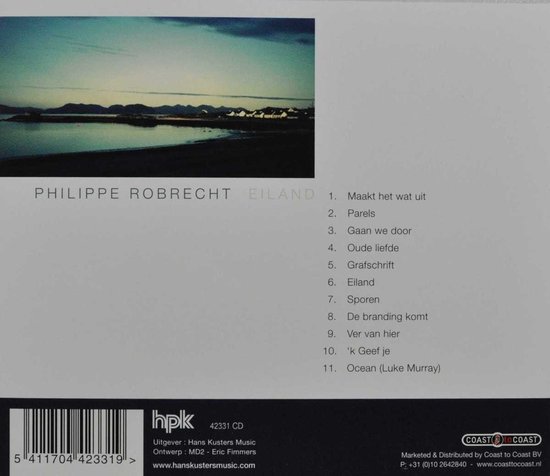 Philippe Robrecht - Eiland (CD), Philippe Robrecht | CD (album ...